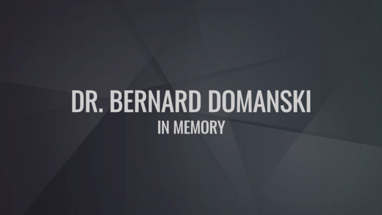 In Memory of Dr. Bernard Domanski - Computer Measurement Group